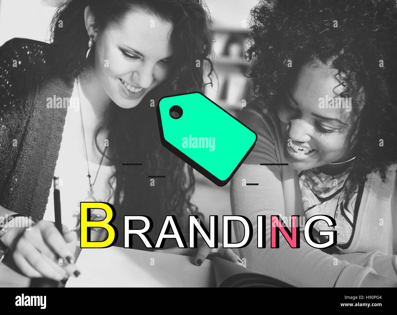 Branding Tag Copyright Trademark Identitiy Concept Stock Photo - Alamy
