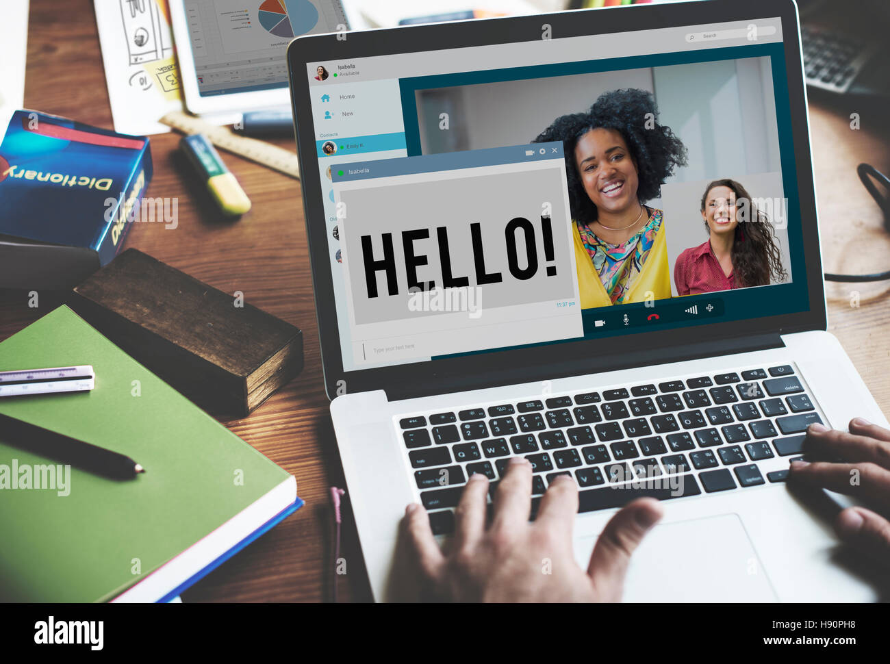 Hi message hi-res stock photography and images - Alamy