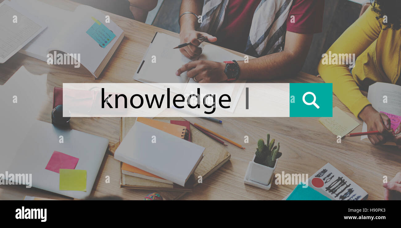 Knowledge Power Education Career Insight Concept Stock Photo - Alamy