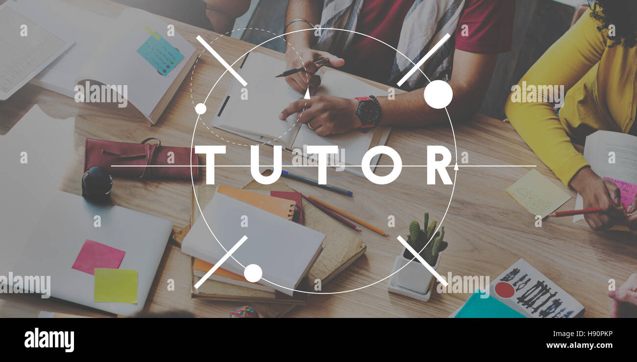 Tutor Coach Management Strategy Guidance Concept Stock Photo - Alamy