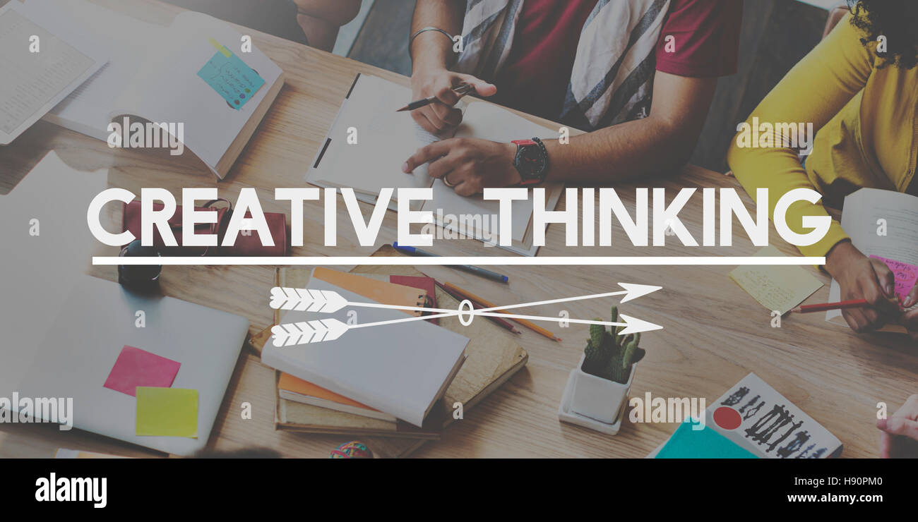 Creative Thinking Ideas Design Inspiration Imagination Concept Stock ...