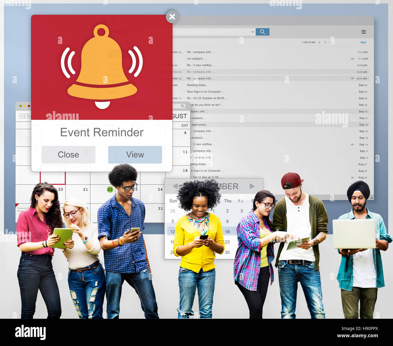 Appointment Event Reminder Planner Concept Stock Photo - Alamy