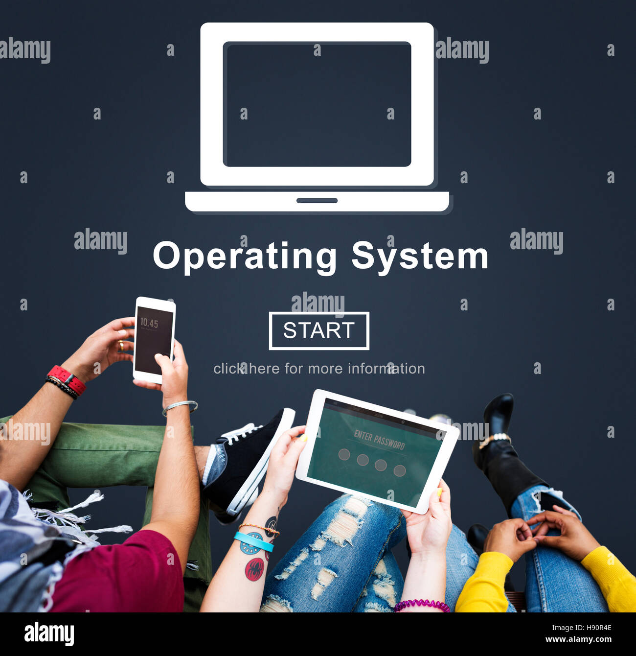 Operating System Access Connection Interface Concept Stock Photo - Alamy