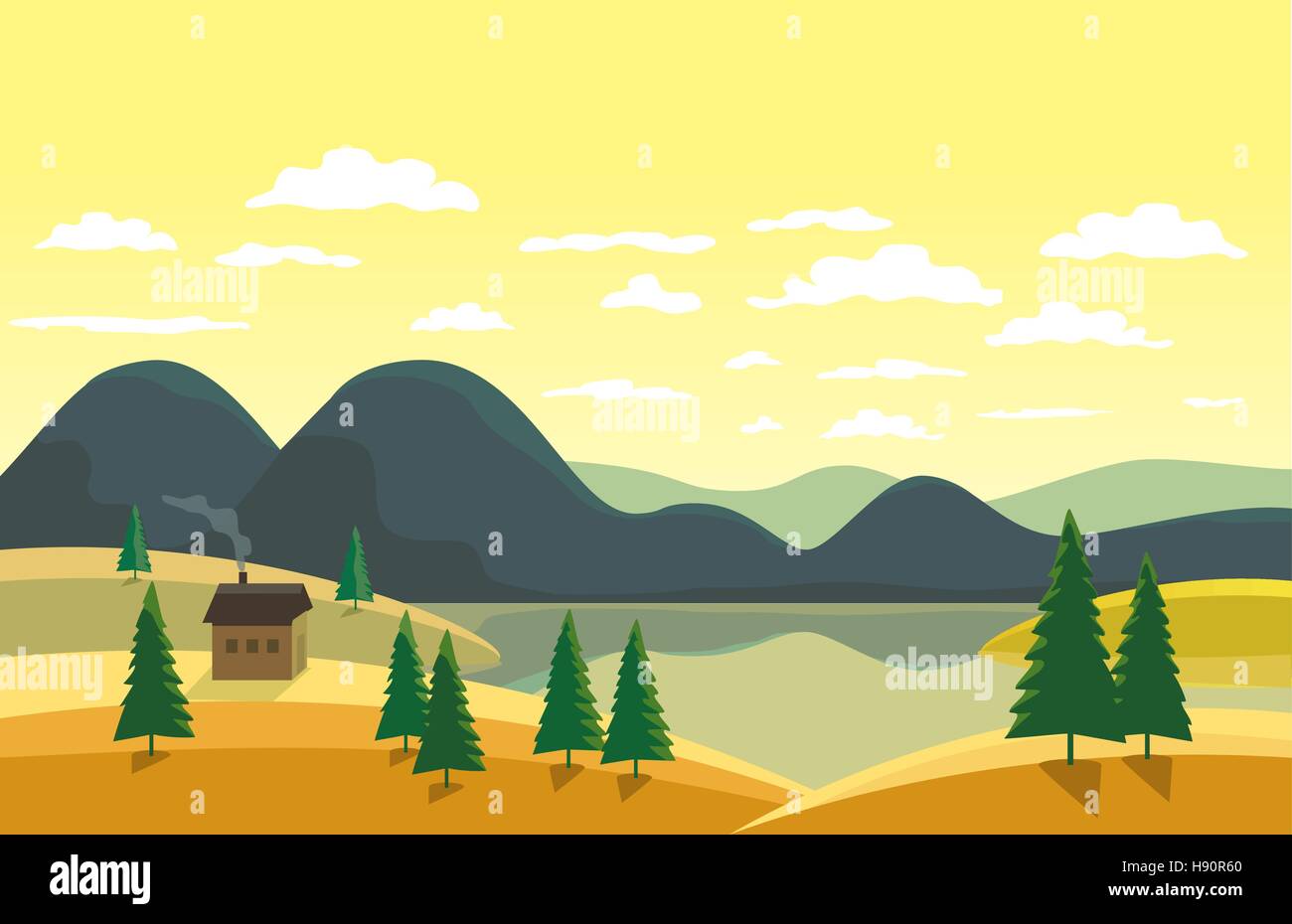 Autumn community Stock Vector Images - Alamy