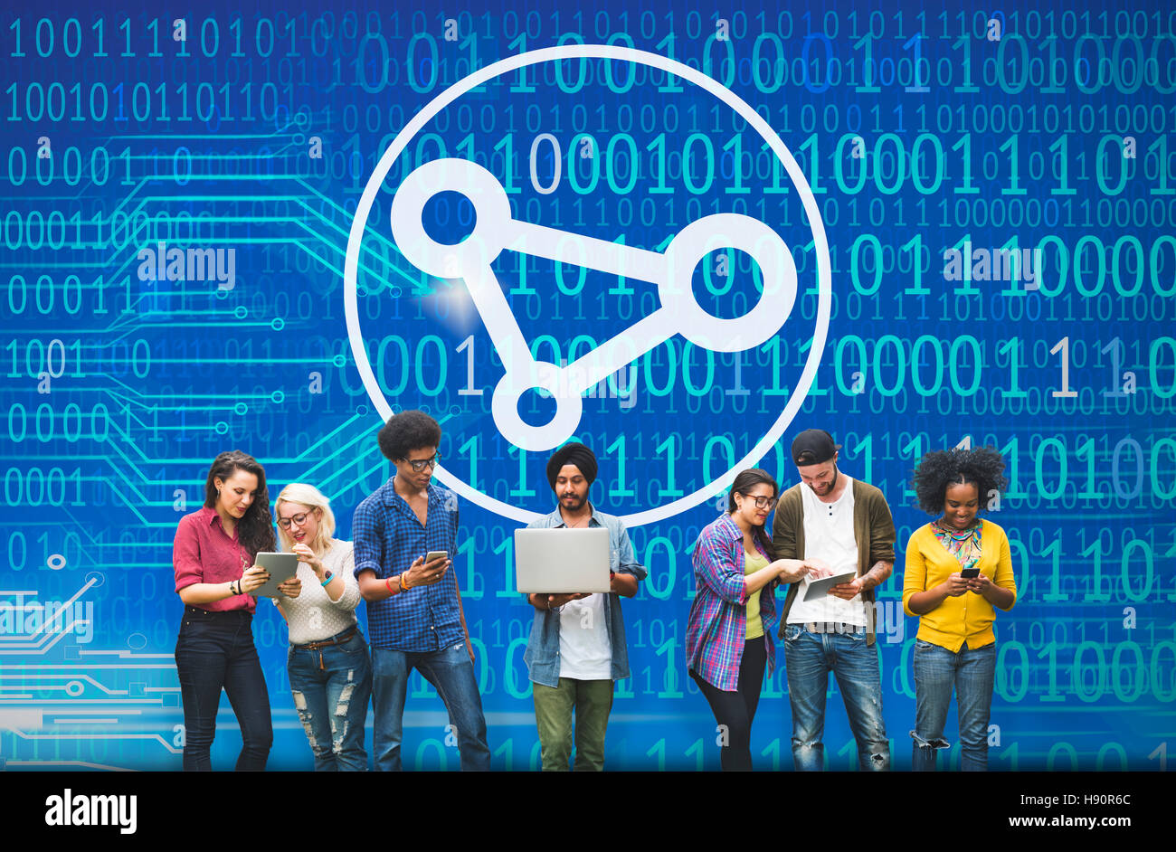 Connection Join Link Network Access Social Bond Concept Stock Photo - Alamy