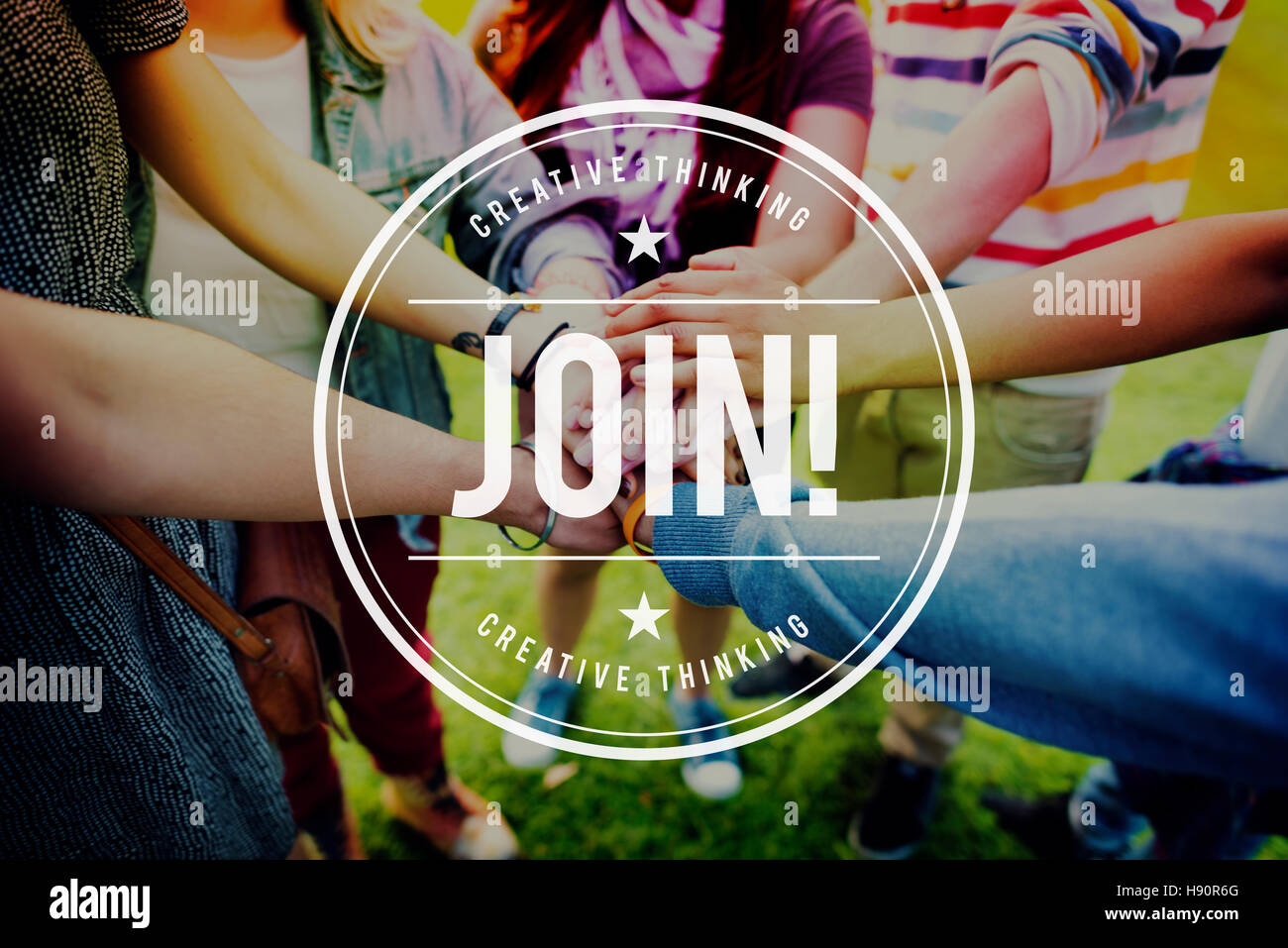 Join Us Application Company Hiring Concept Stock Photo - Alamy