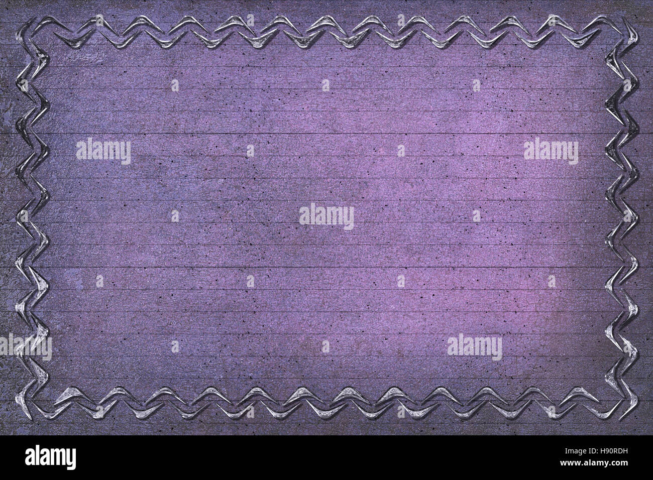 A modern decorative metallic frame with a textured background. Silver ...