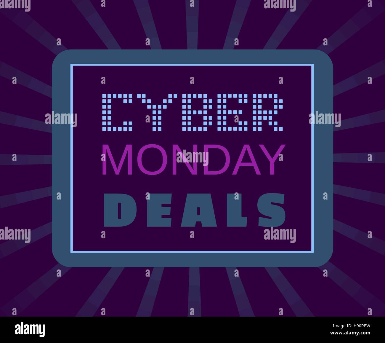 Cyber monday banner super Stock Vector Images - Alamy