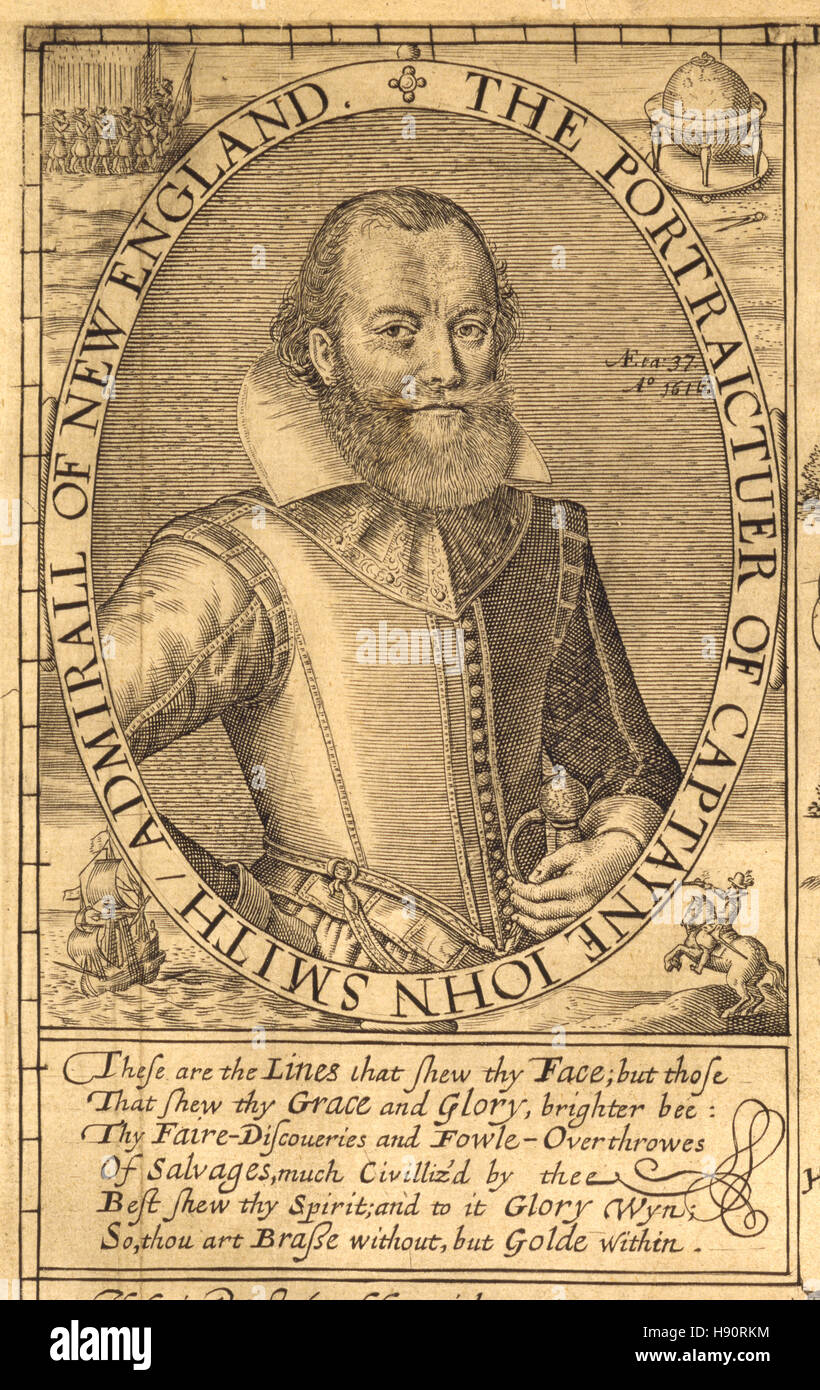 Captain John Smith Stock Photo - Alamy