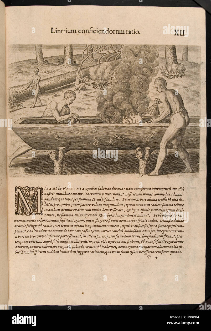 Native American Dugout Canoe Stock Photo - Alamy