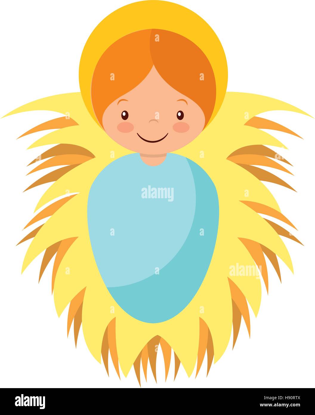 jesus baby manger character vector illustration design Stock Vector ...