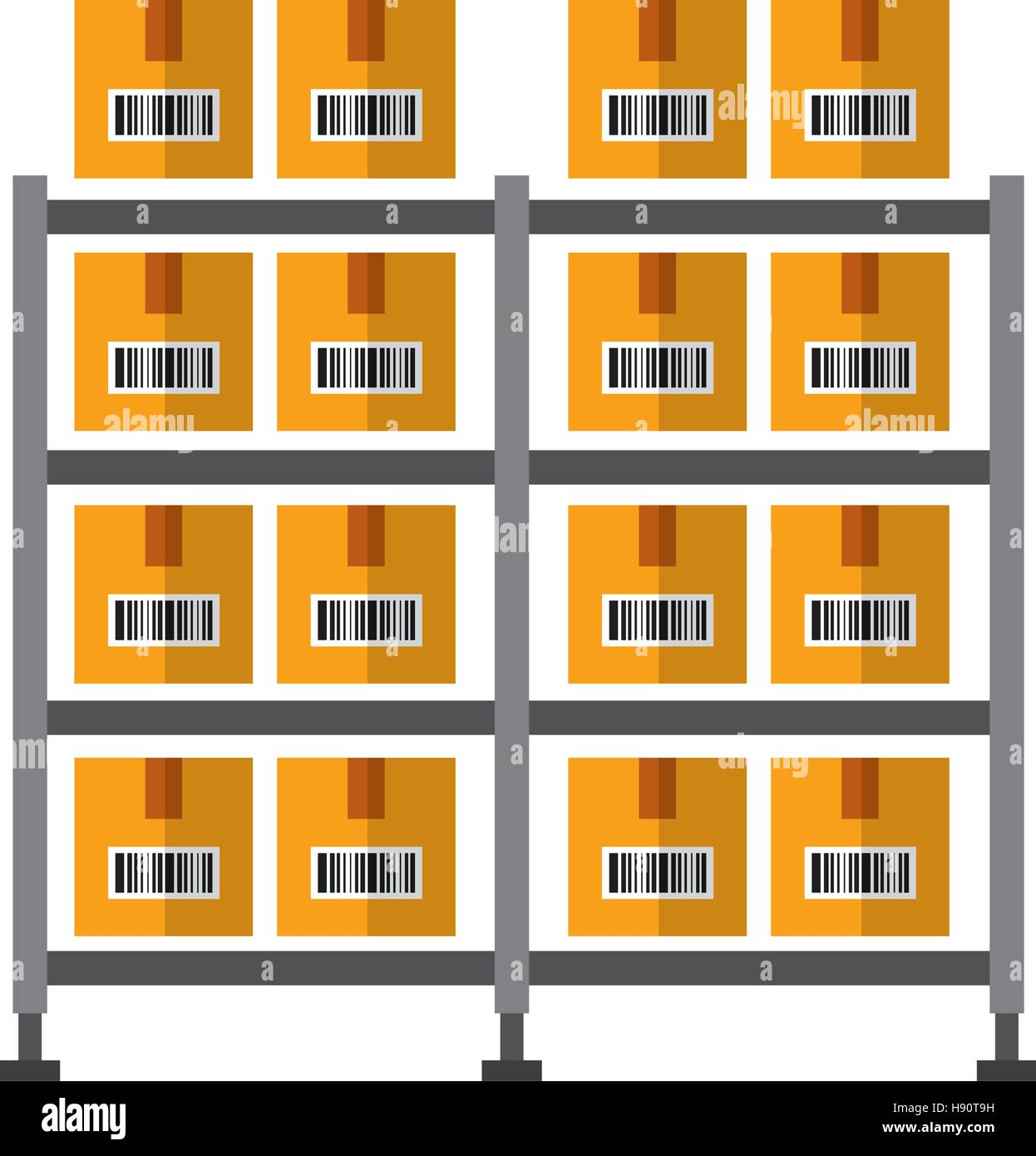 Warehouse case Stock Vector Images - Alamy