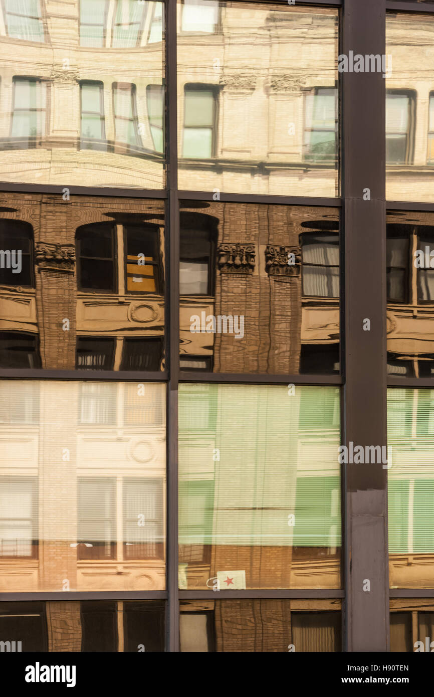 Manhattan office buildings Stock Photo - Alamy