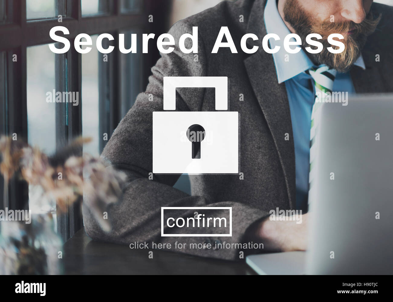Secured Access Protection Security Safe Concept Stock Photo - Alamy