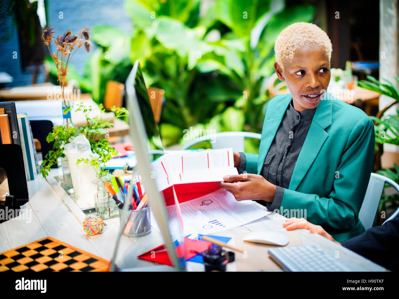Business Meeting Conference Seminar Working Team Concept Stock Photo - Alamy