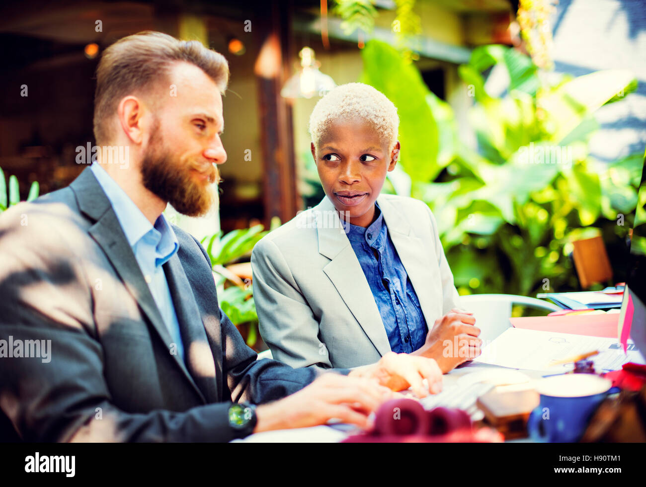 Business Meeting Conference Seminar Working Team Concept Stock Photo ...