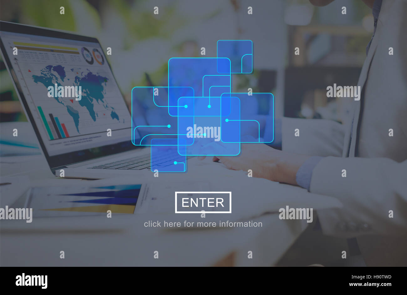 Big data analytics icons hi-res stock photography and images - Alamy
