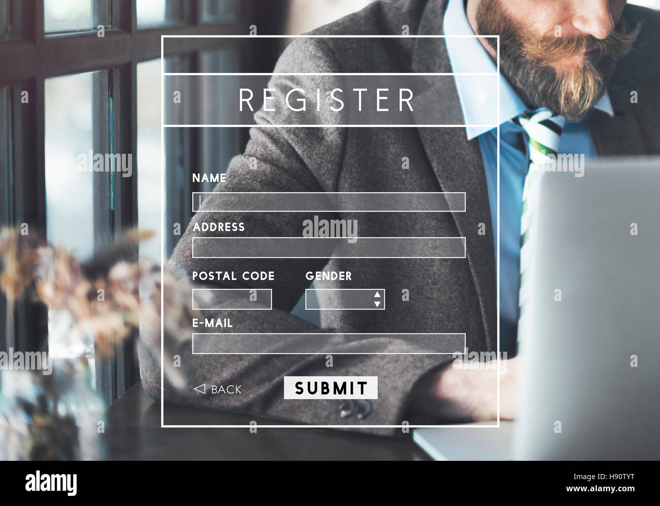 Register Application Apply Enter Membership Concept Stock Photo - Alamy