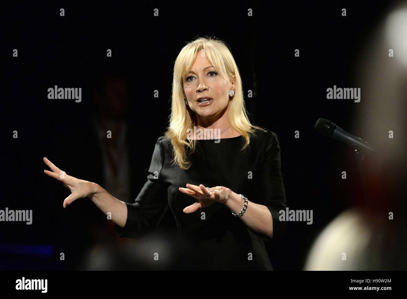 The Rolling Stones' conductor and music director Suzi Digby leads a ...