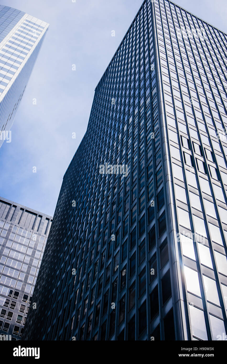 Manhattan office buildings Stock Photo - Alamy
