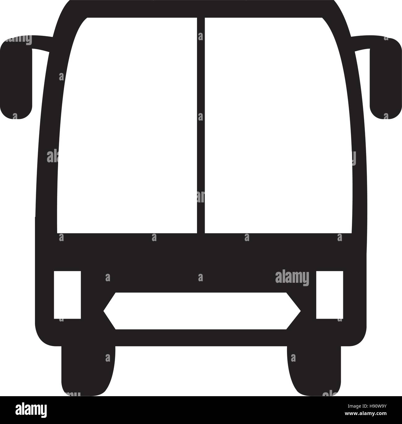 bus transport service icon vector illustration design Stock Vector ...