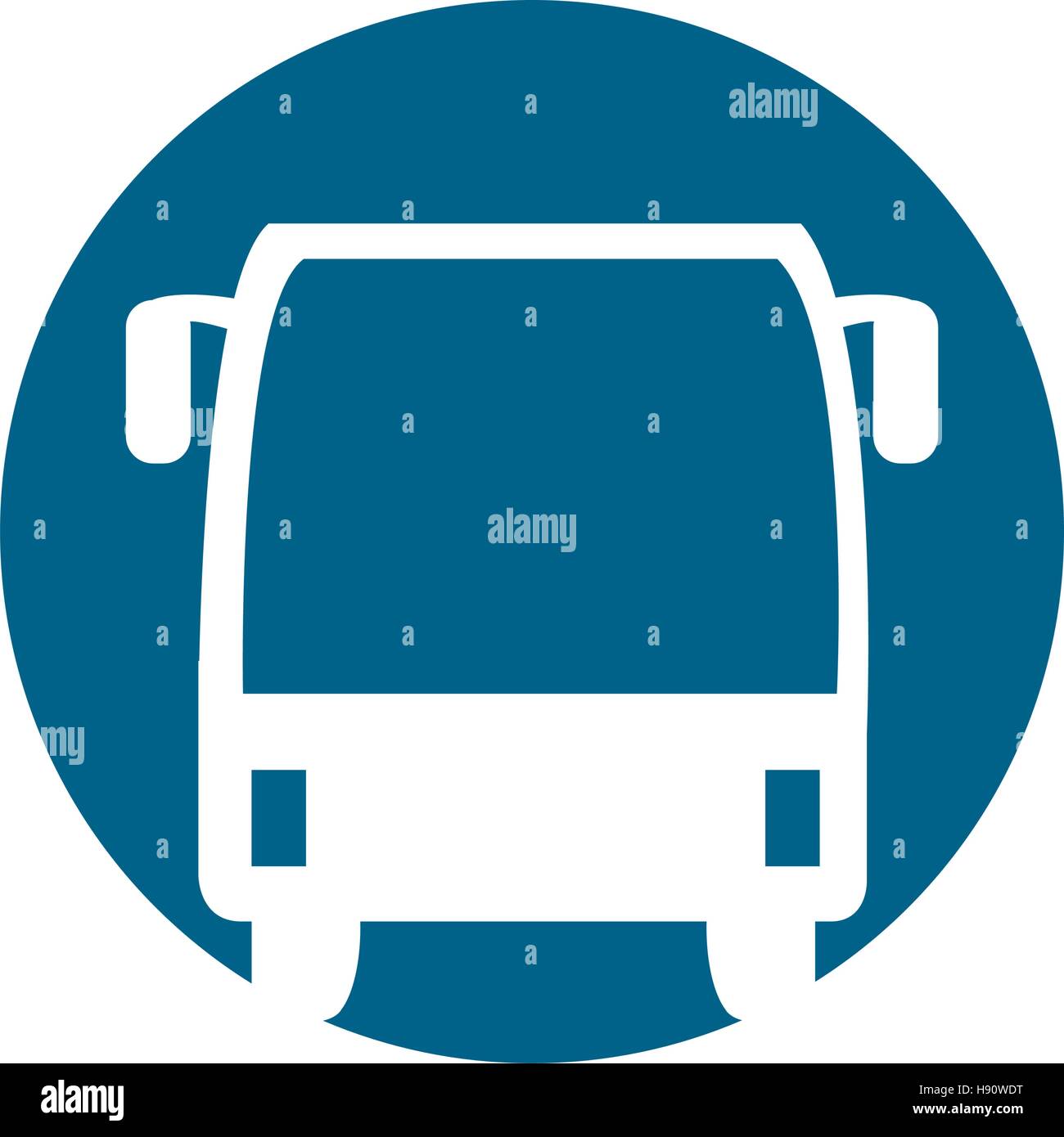 bus transport service icon vector illustration design Stock Vector ...