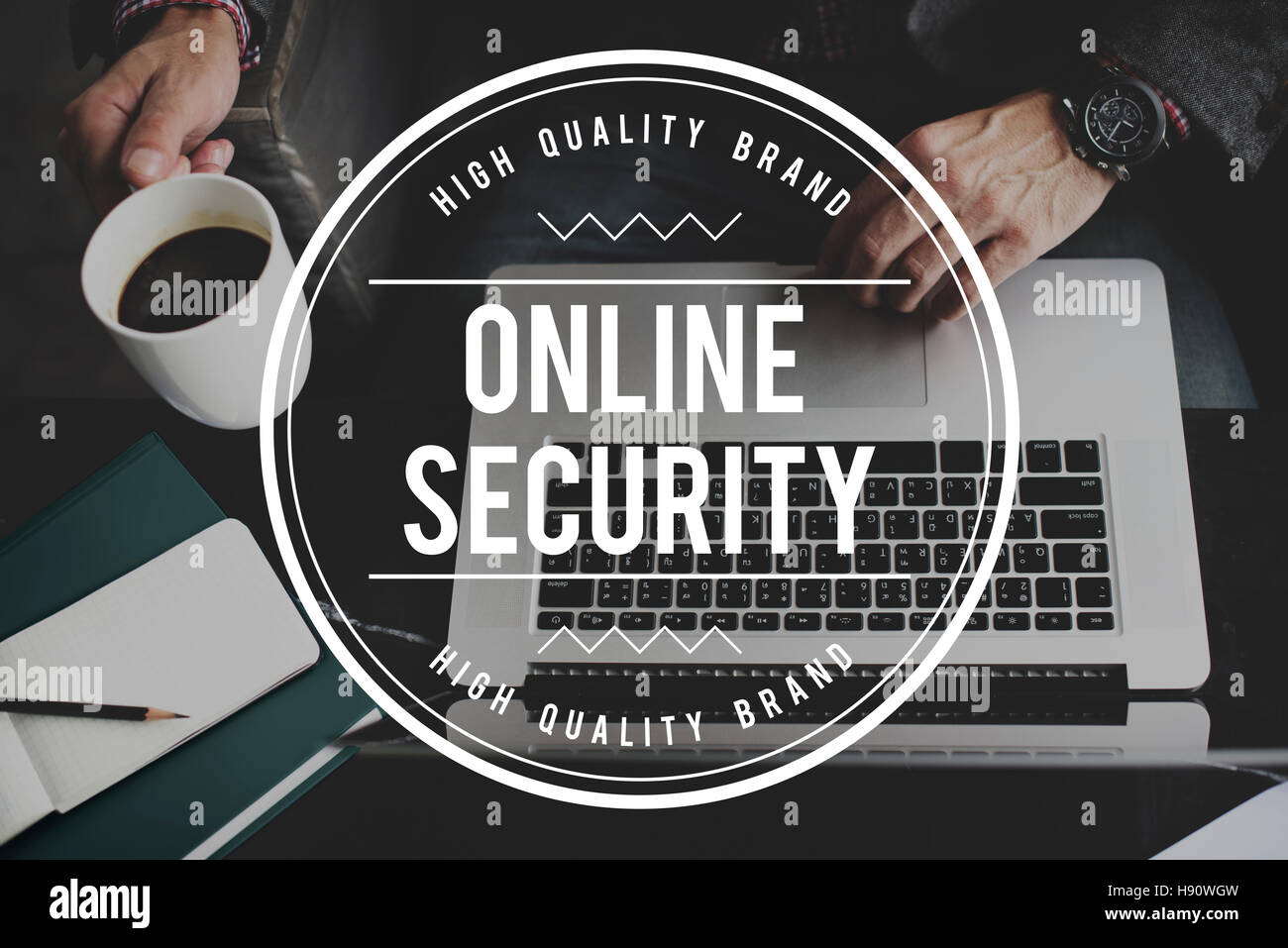 Online Security System Privacy Protection Technology Concept Stock ...