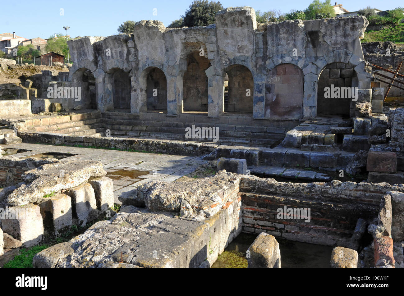 Roman thermal baths sardinia hi-res stock photography and images - Alamy