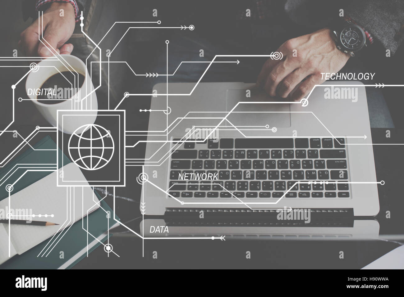 Connection Bond Connect Networking Togetherness Concept Stock Photo - Alamy