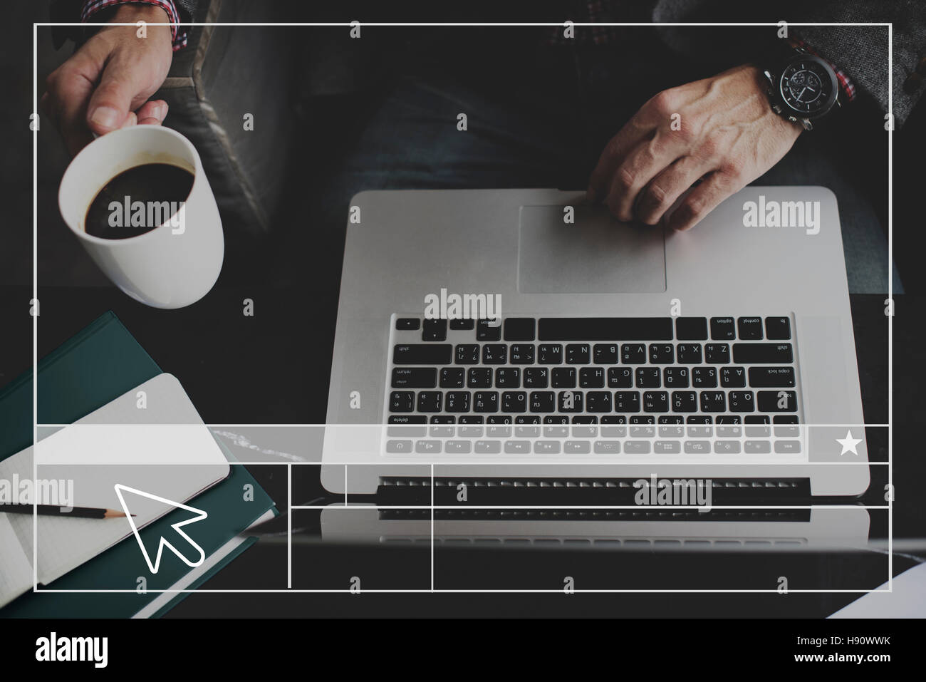 Banner Band Design Label Frame Message Placard Concept Stock Photo - Alamy