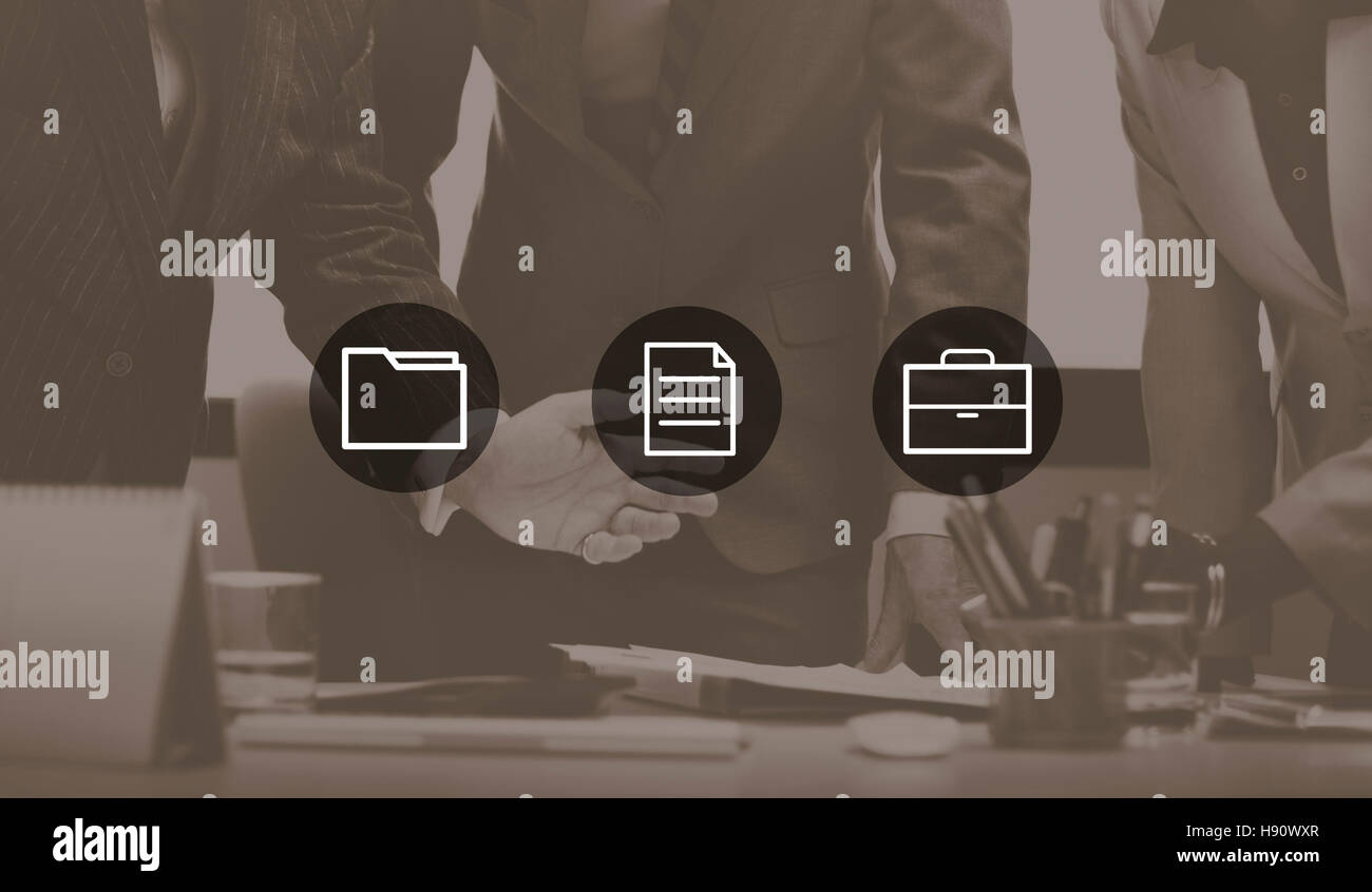 Data Information File Document Organization Management Concept Stock ...