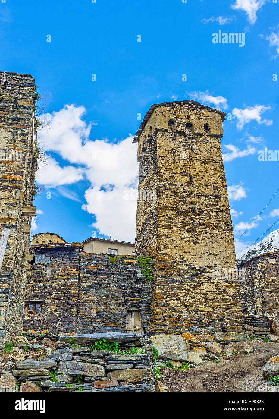 The Svan towers are the main landmarks of Samegrelo-Zemo Svaneti region ...