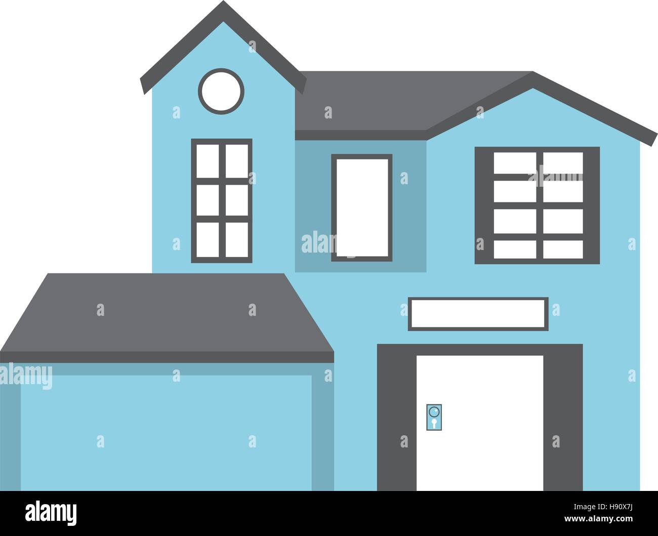 exterior house isolated icon vector illustration design Stock Vector ...