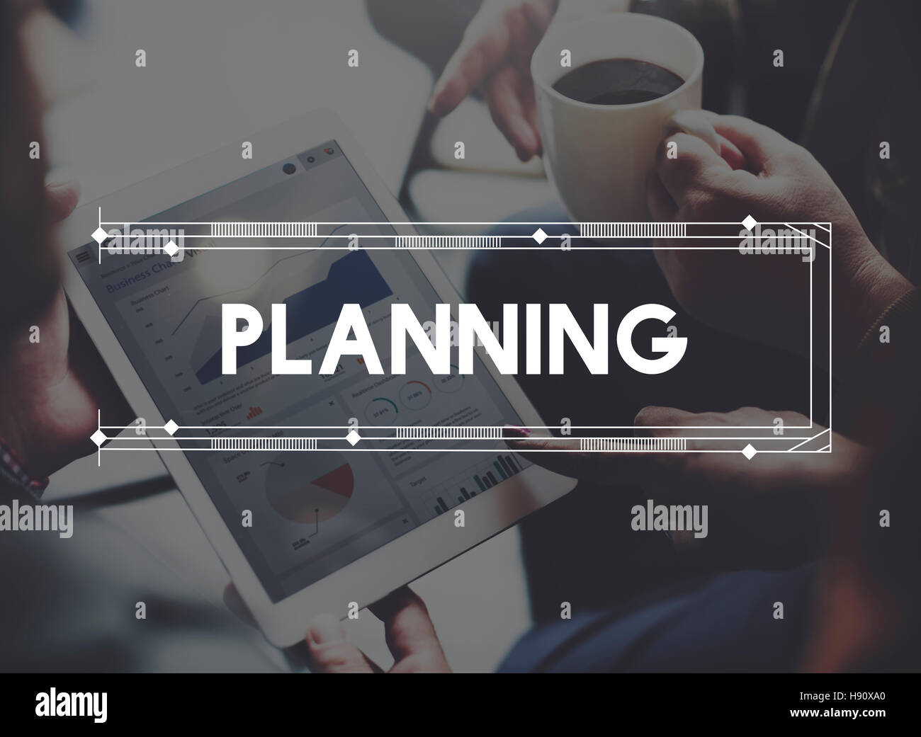 Planning Ideas Objective Operation Solution Vision Concept Stock Photo ...