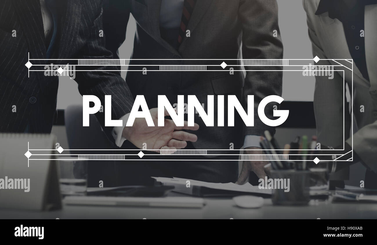 Planning Ideas Objective Operation Solution Vision Concept Stock Photo ...