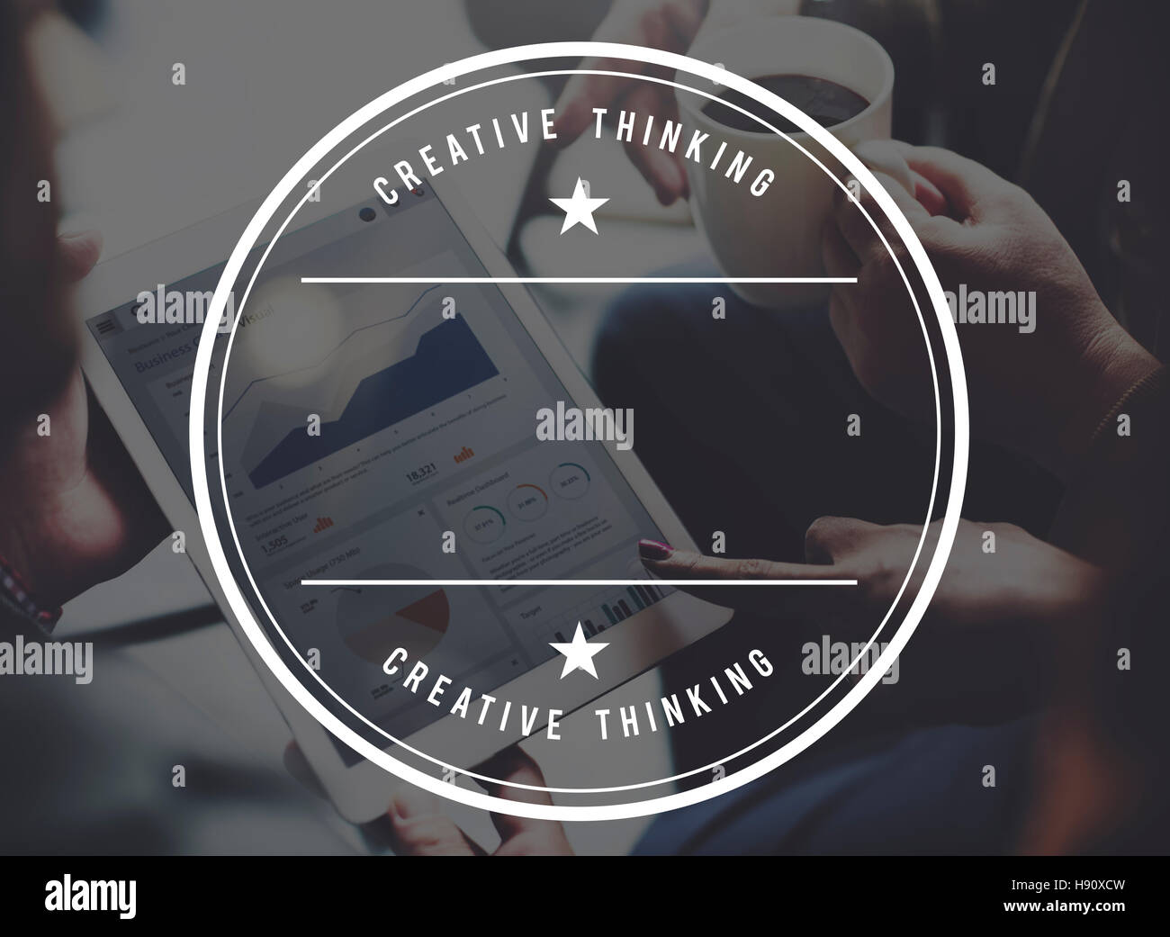 Thinking Creative Inspiration Mind Planning Idea Concept Stock Photo ...