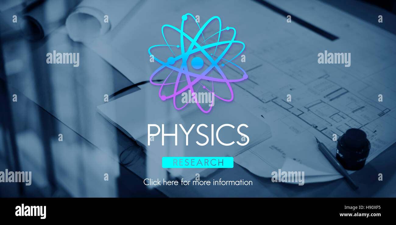 Physics Study Science Atom Energy Concept Stock Photo - Alamy