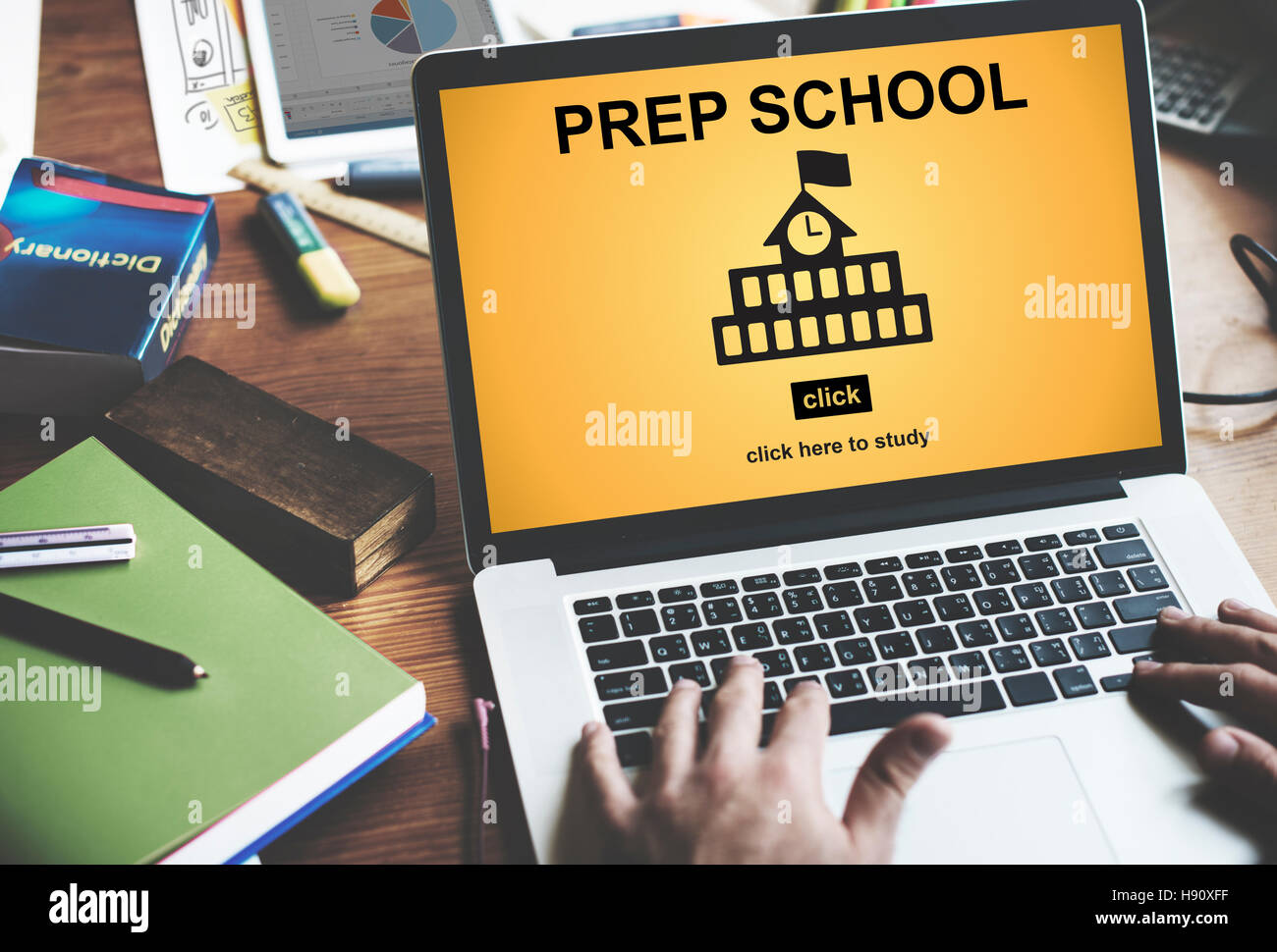 Prep School Education Preparation Academy Concept Stock Photo - Alamy