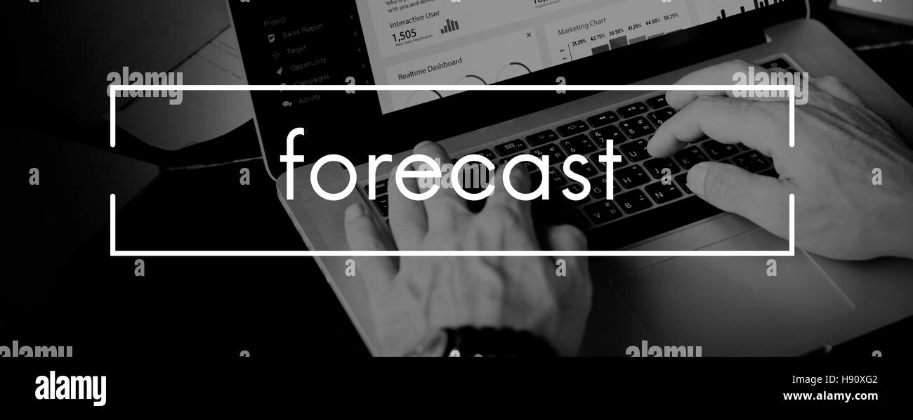 Forecast Prediction Future Plan Strategy Online Concept Stock Photo - Alamy