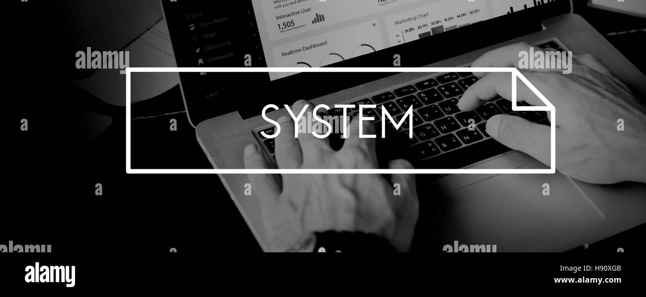 System Connection Process Method Progress Rules Concept Stock Photo - Alamy