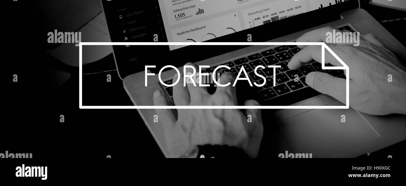 Forecast Prediction Future Plan Strategy Online Concept Stock Photo - Alamy