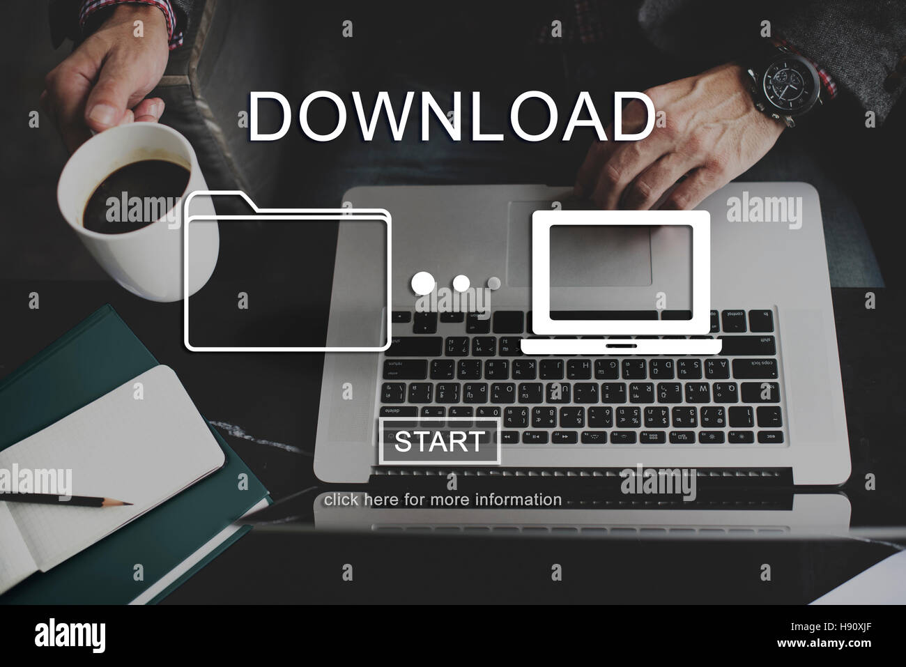 Download Data Files Information Internet Sharing Concept Stock Photo ...