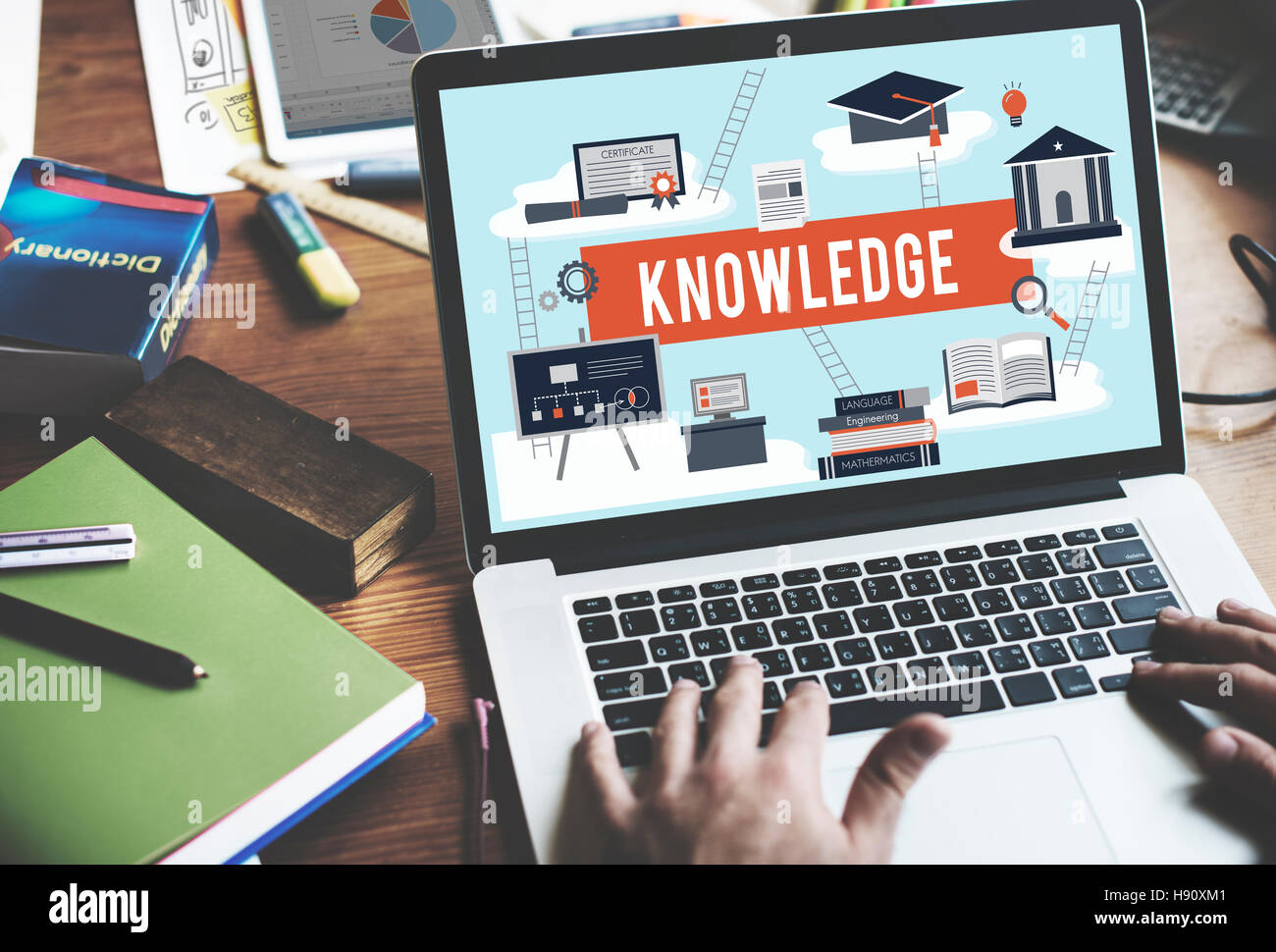 Knowledge College Insight Learning Studying Concept Stock Photo - Alamy