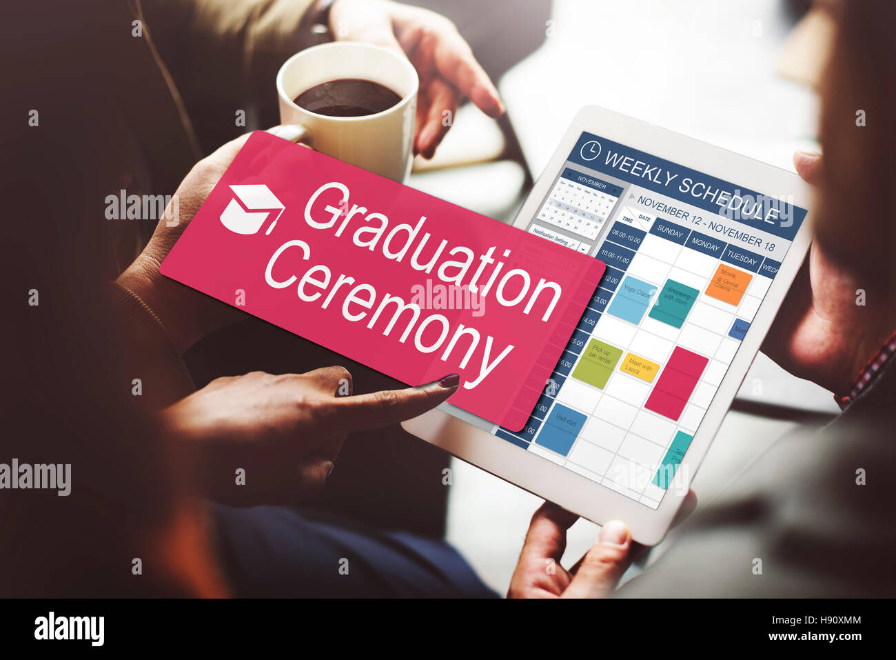 Graduation Ceremony Academic Celebration Concept Stock Photo - Alamy