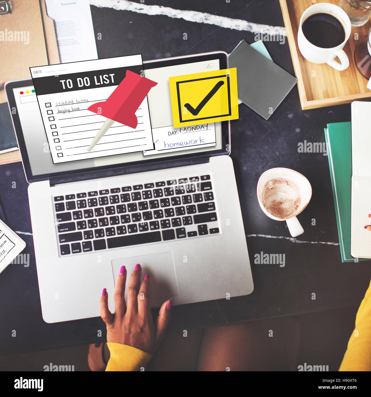 To Do List Time Management Concept Stock Photo - Alamy