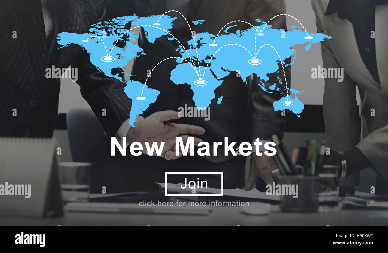 Global markets map hi-res stock photography and images - Alamy