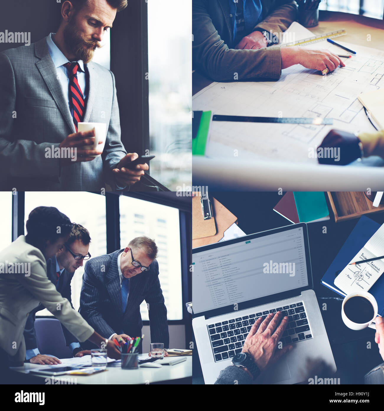 Support Corporate Teamwork Business Connection Concept Stock Photo - Alamy