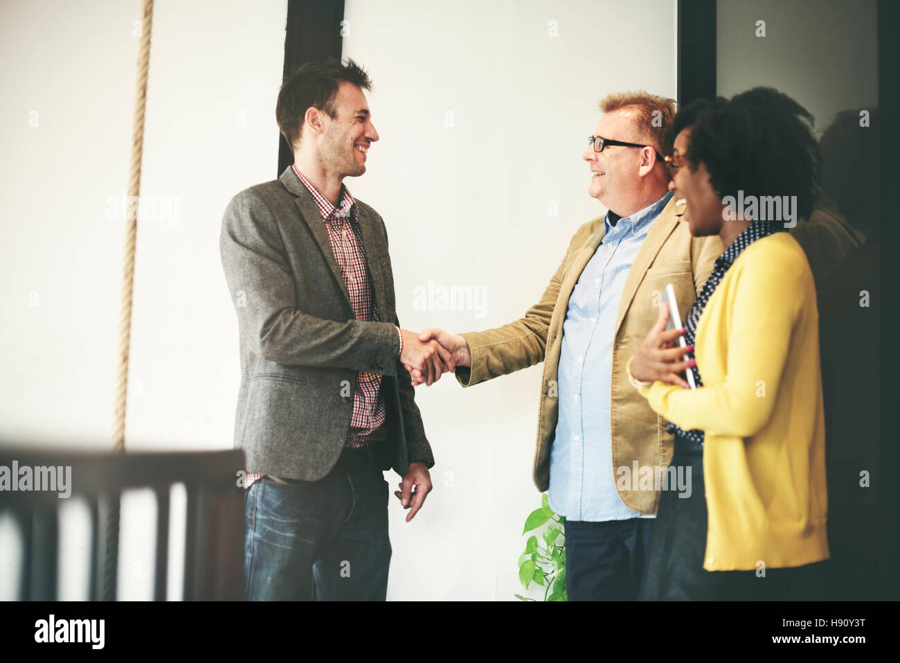 Business People Meeting Corporate Handshake Greeting Concept Stock ...