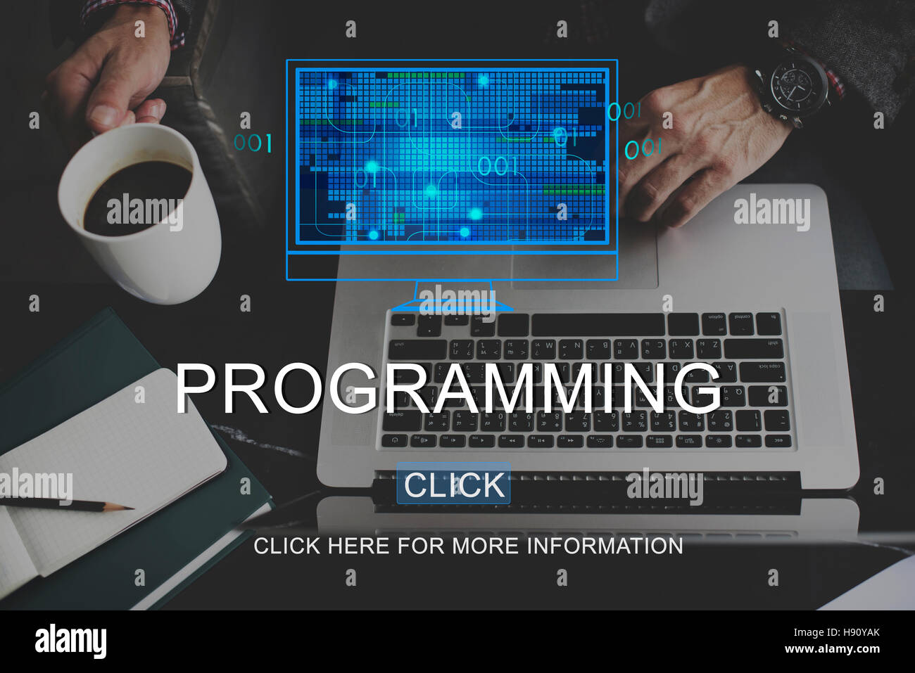Programming Data Development Device Digital Concept Stock Photo - Alamy
