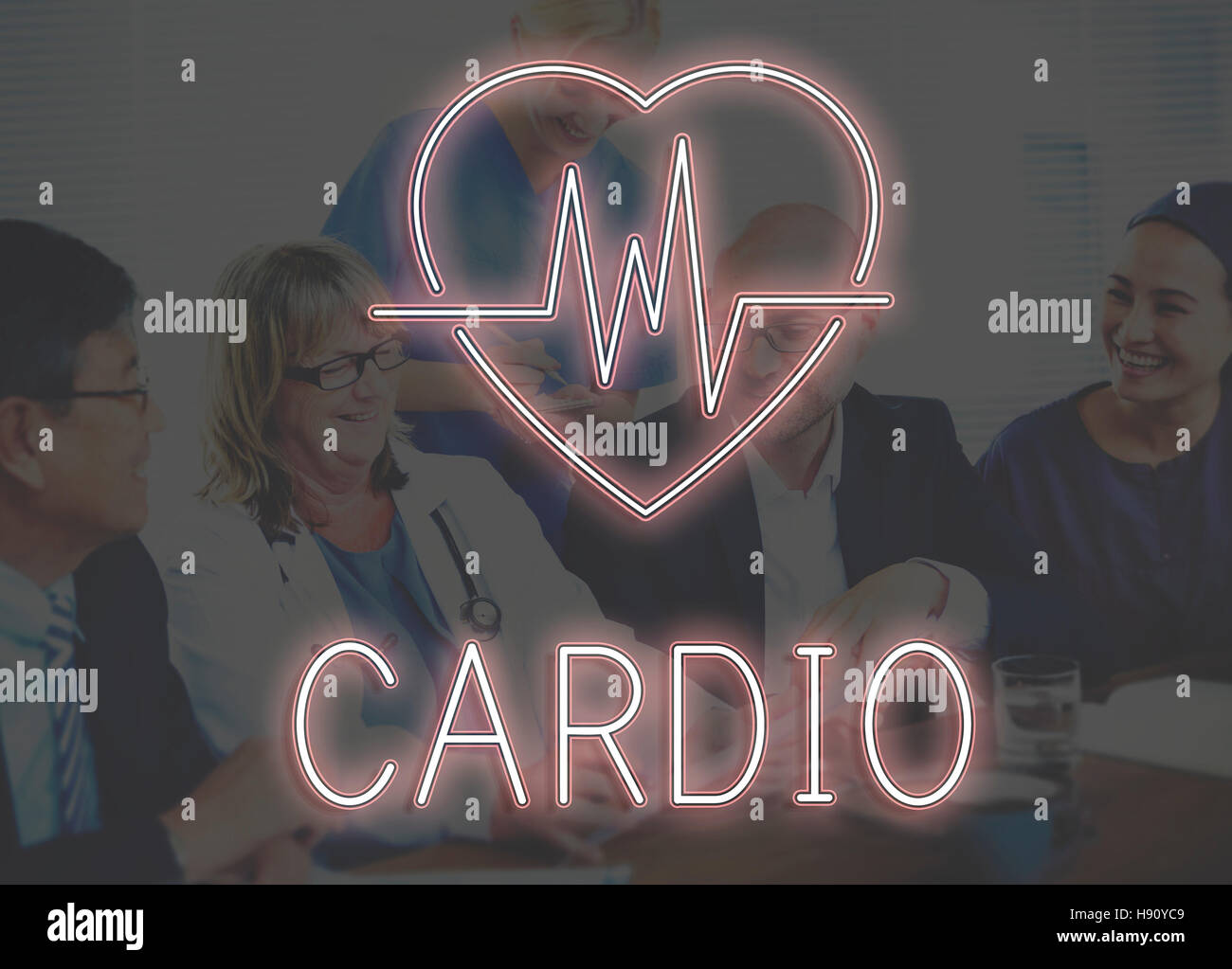 Cardiac Cardiovascular Disease Heart Graphic Concept Stock Photo - Alamy